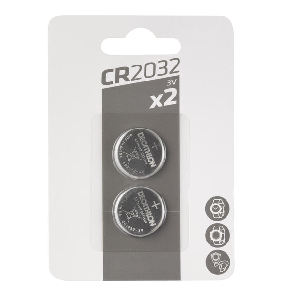 Pack of Two Lithium Button Batteries | Decathlon Bahrain